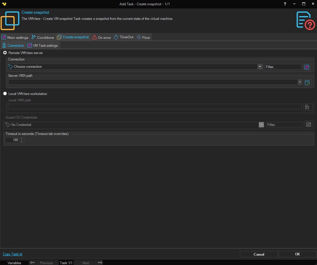 create-vm-snapshot | VisualCron Documentation