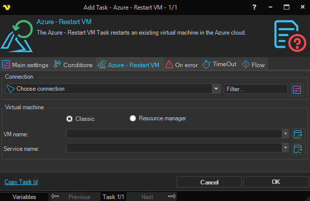 restart-vm | VisualCron Documentation
